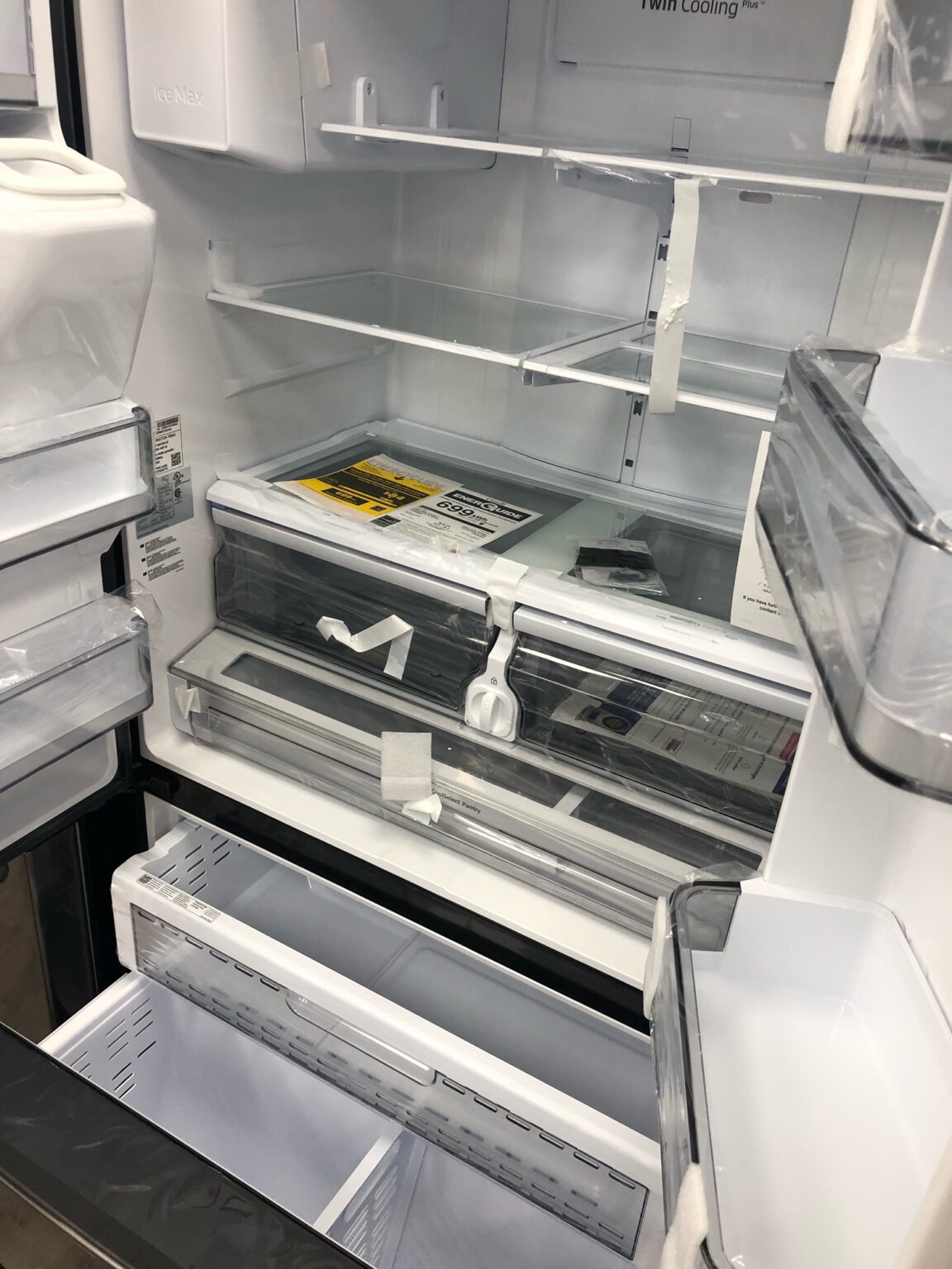 30 cu. ft. Smart wi-fi Enabled Door-in-Door Refrigerator with Craft Ice ...